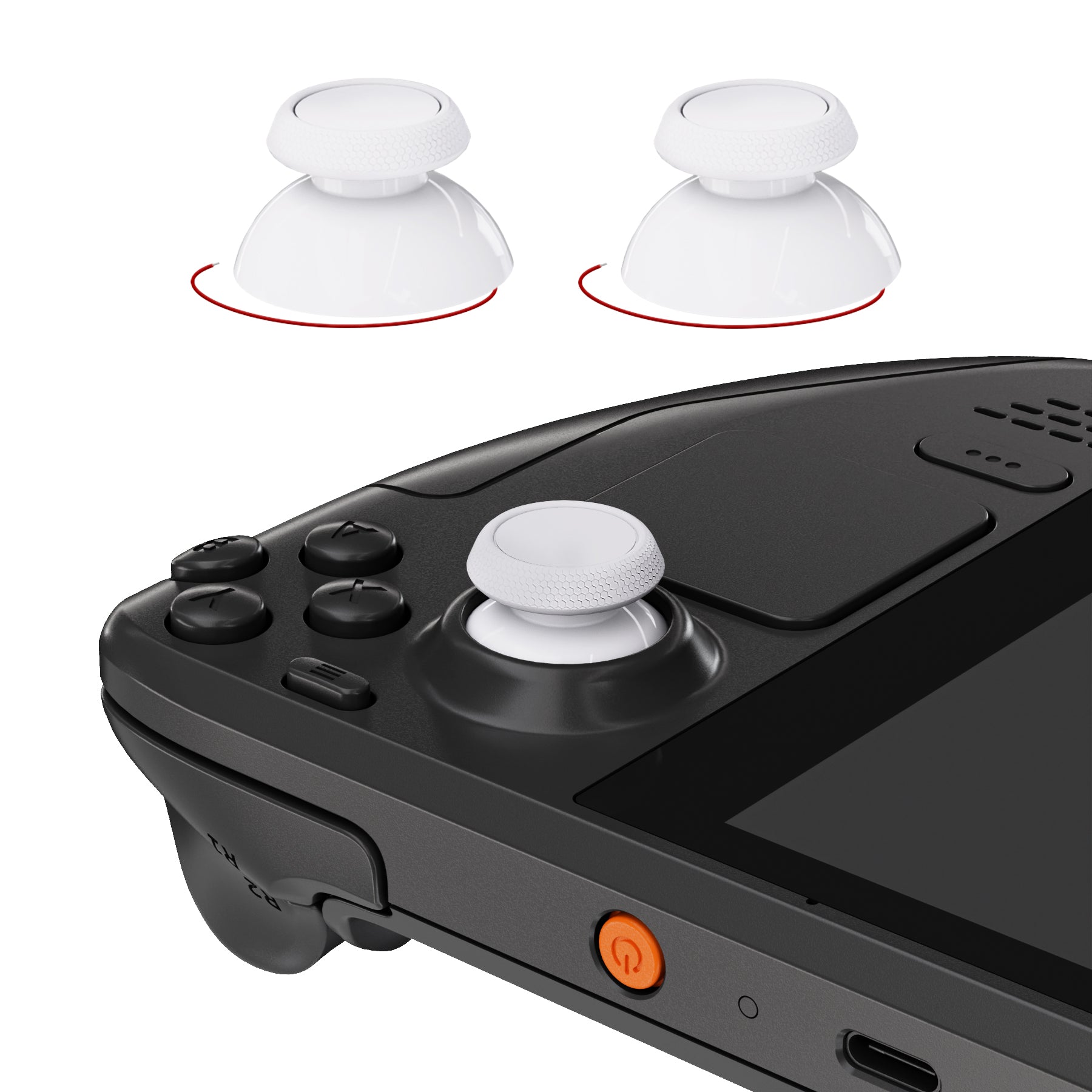 Steam Deck LCD & OLED Console Replacement Thumbsticks Analog Stick Joysticks Repair Kit ...