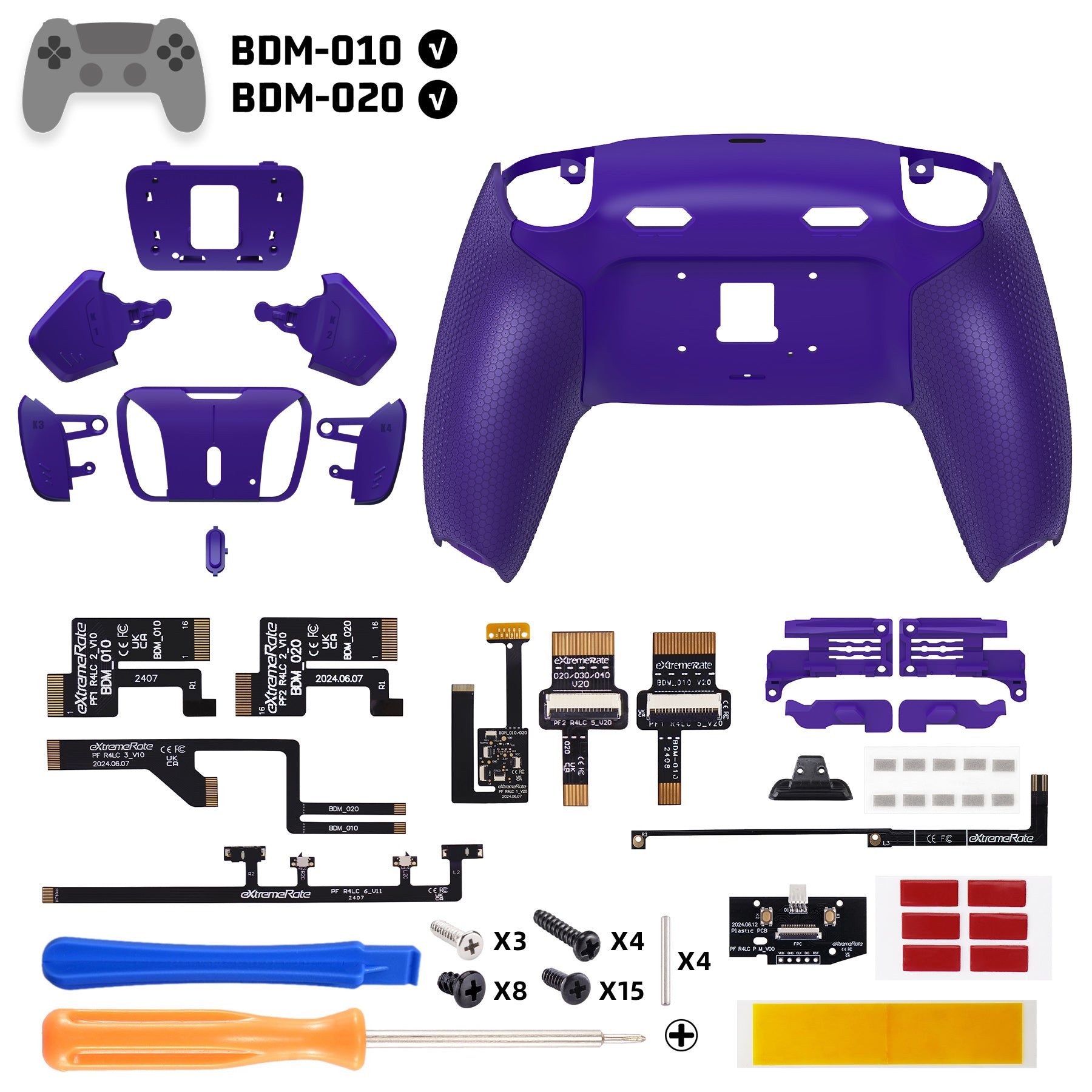 RISE4 Plus MAX Back Paddles Kit for PS5 Controller BDM-010/020 ...