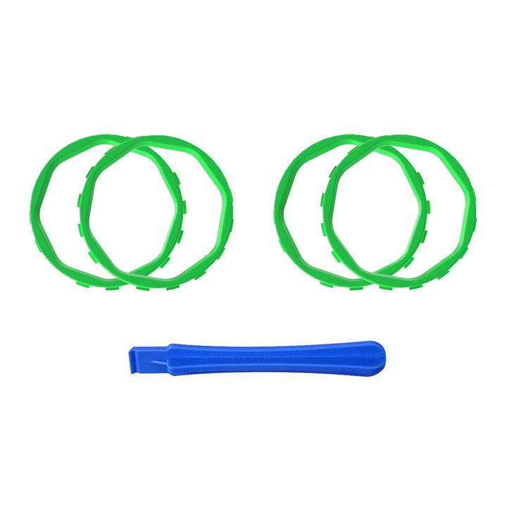 Redesigned Replacement Octagonal Gated Sticks Accent Rings for Xbox El ...