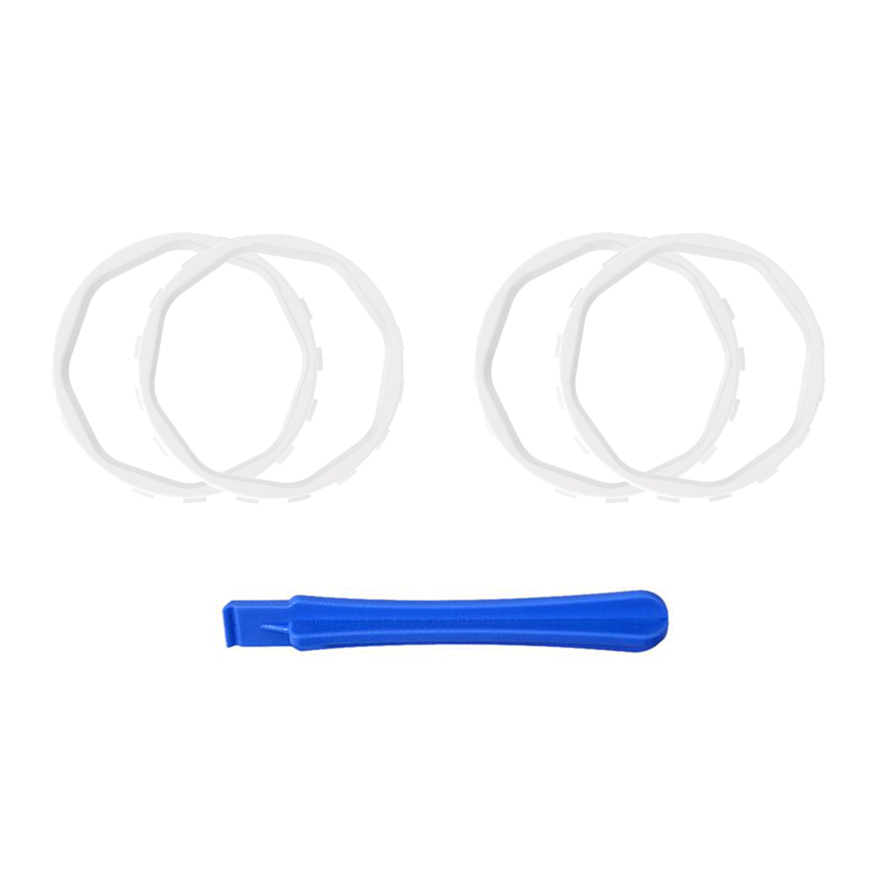 Redesigned Replacement Octagonal Gated Sticks Accent Rings for Xbox El ...