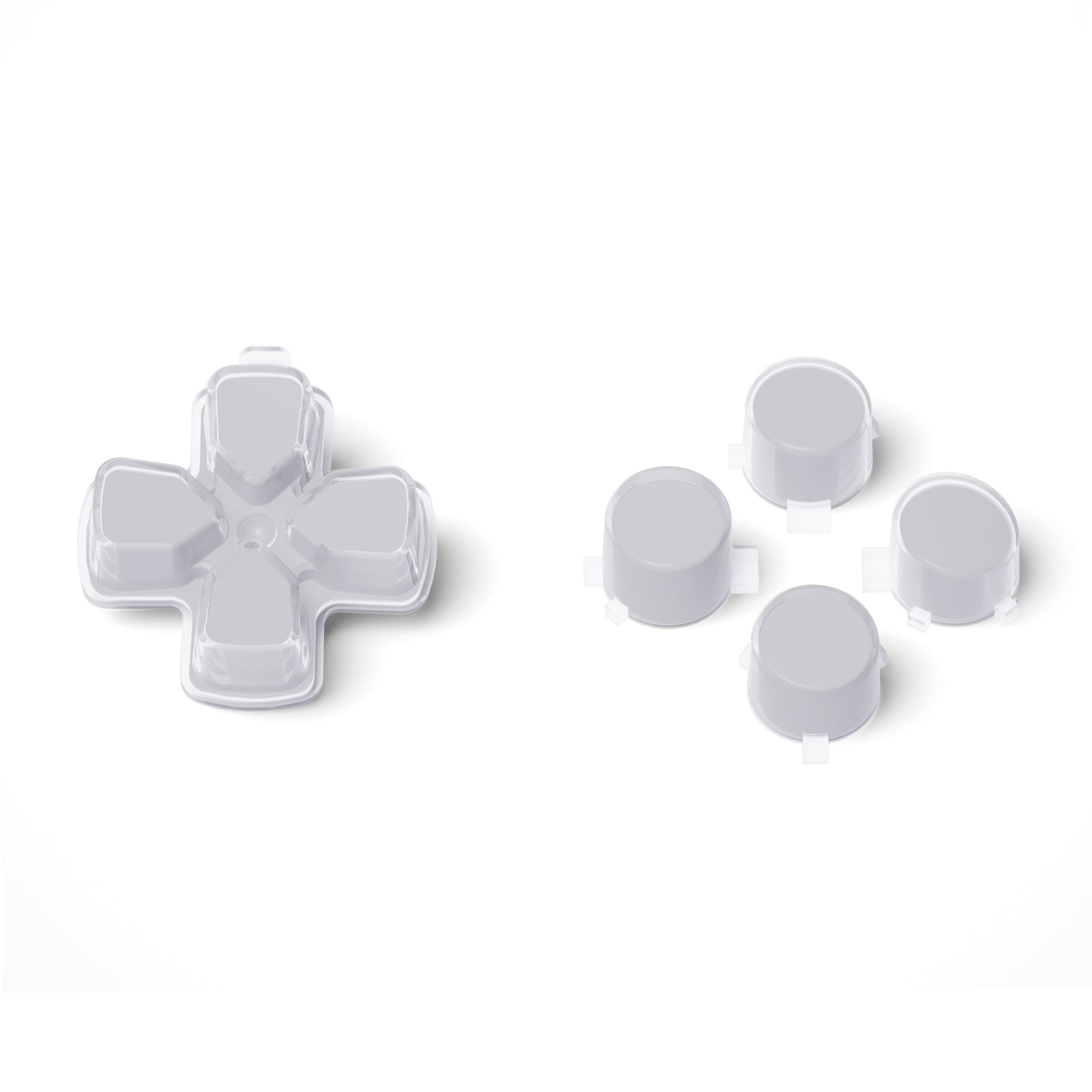 Two-Tone No Letter Imprint Dpad Action Buttons for PS5 Controller ...