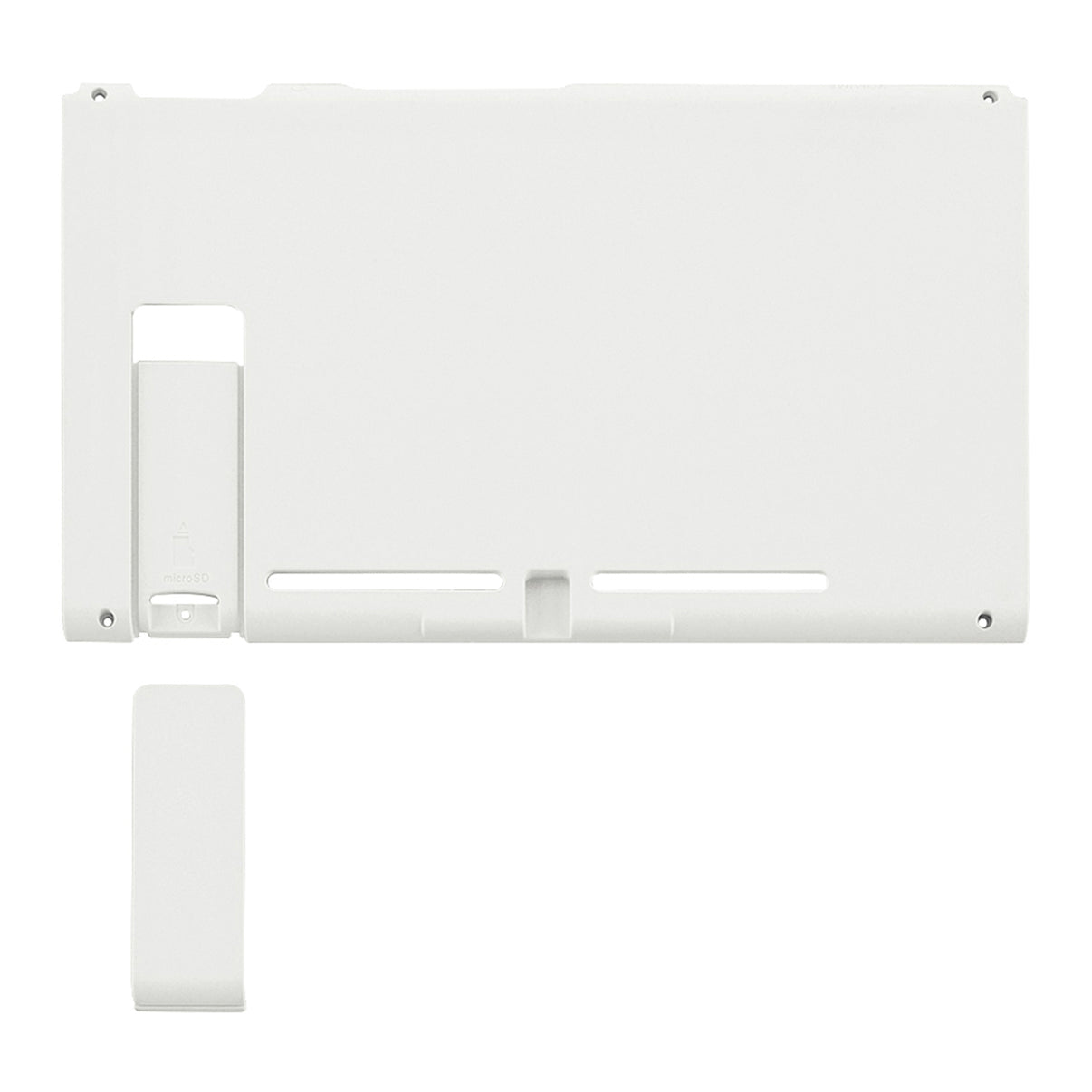 eXtremeRate White Console Back Plate DIY Replacement Housing Shell Case ...