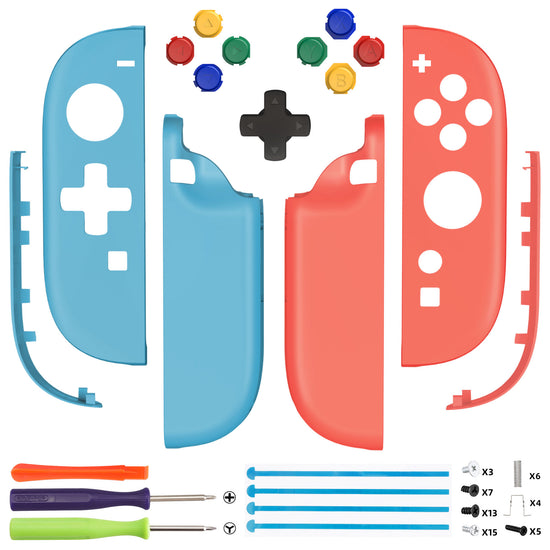 eXtremeRate D-Pad Version Replacement Full Set Shell Case with Buttons ...