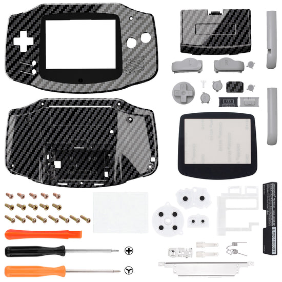IPS Ready Upgraded eXtremeRate Graphite Carbon Fiber Replacement Shell ...