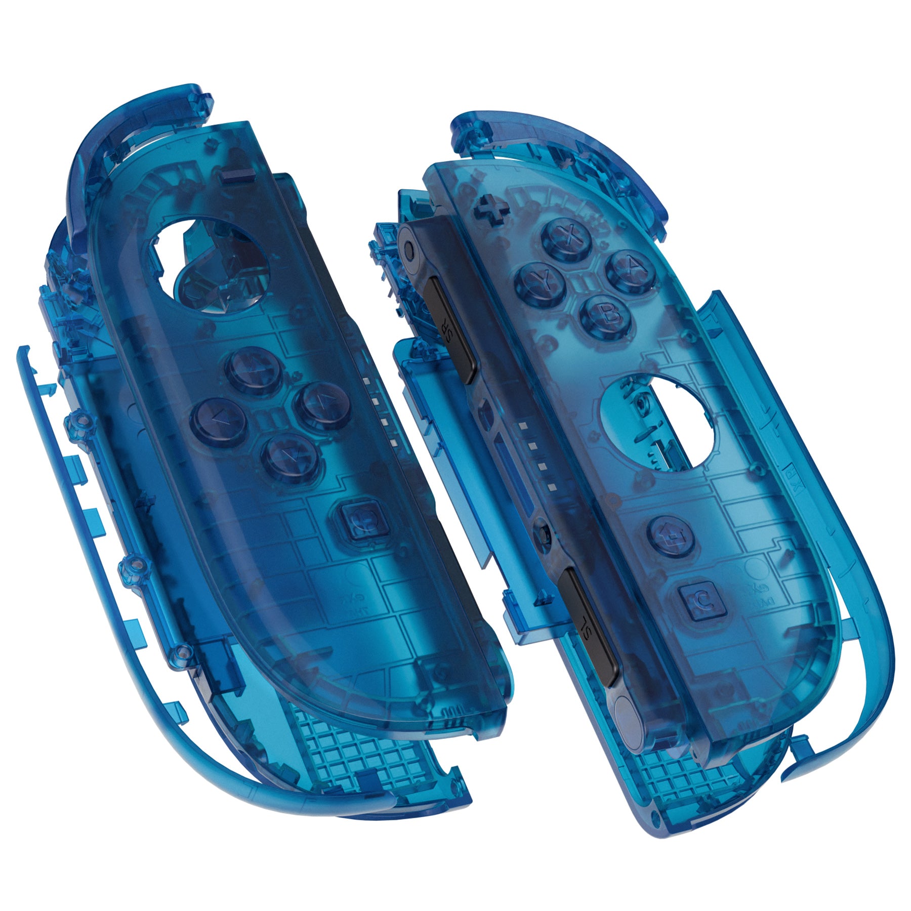 eXtremeRate DIY Replacement Full Set Shell Case with Buttons for Joyco ...