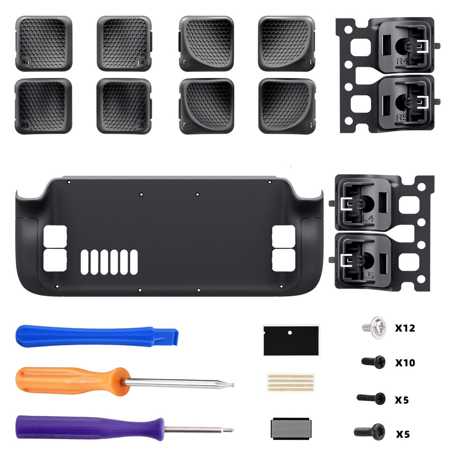 For Steam Deck LCD & OLED Interchangeable Back Buttons Bottom Shell ...
