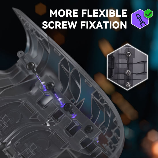 eXtremeRate Interchangeable Back Buttons Bottom Shell for Steam Deck L ...