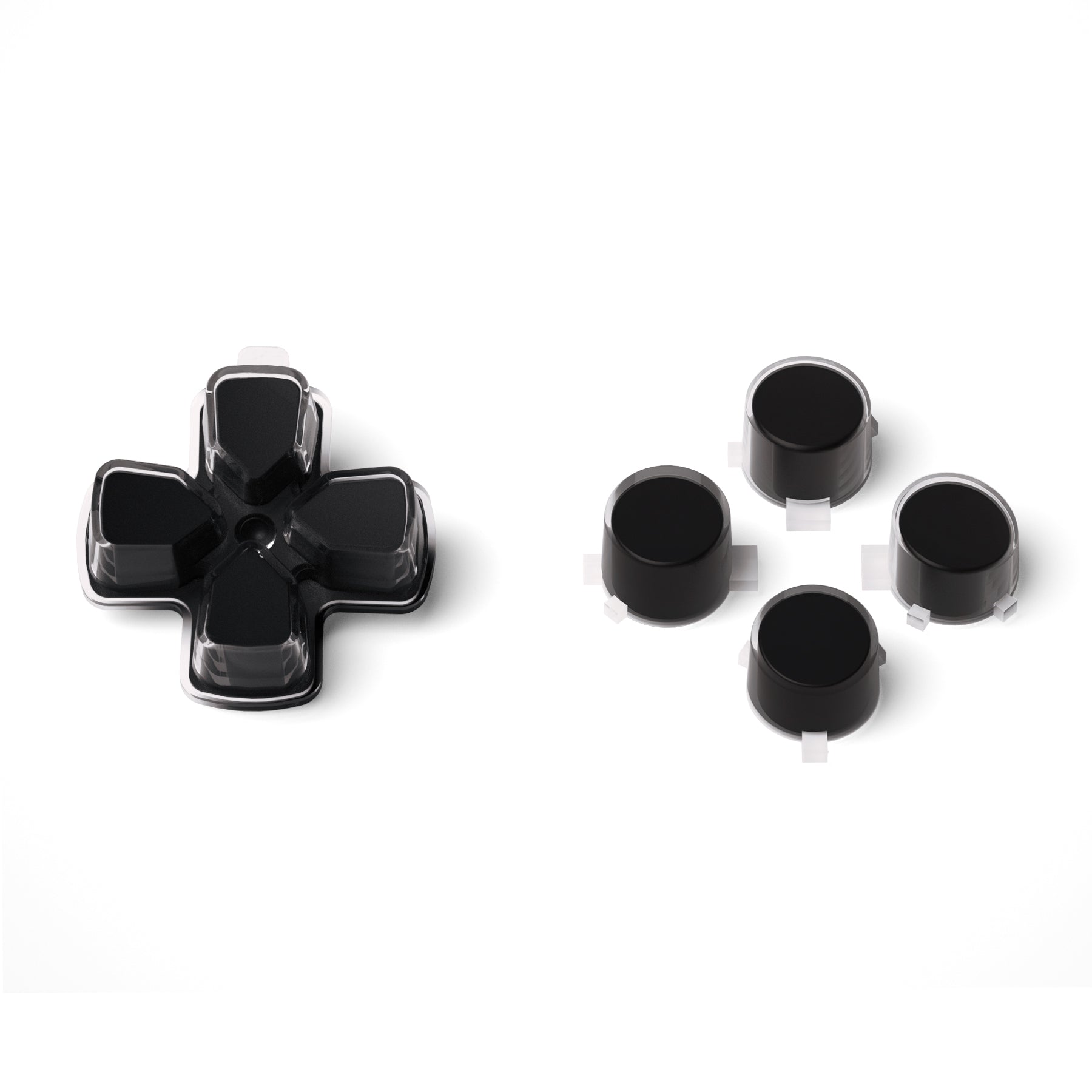 Two-Tone No Letter Imprint Dpad Action Buttons for PS5 Controller ...
